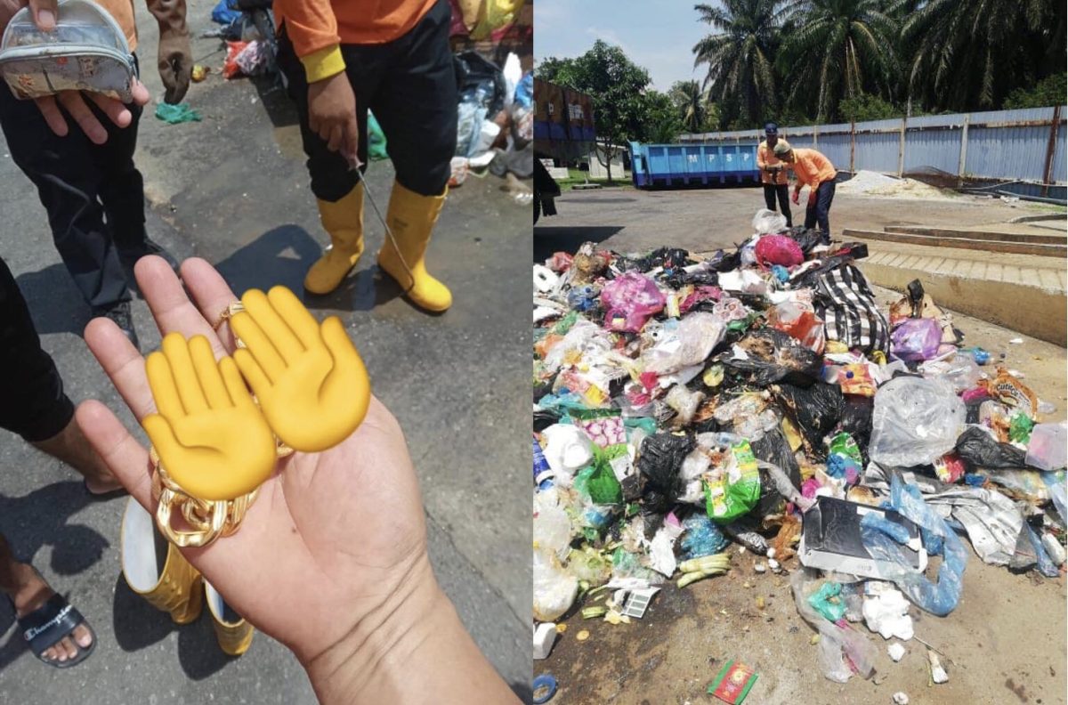'Wira Oren' Penyelamat Rohaya, Temukan Barang Kemas Dalam Timbunan Sampah