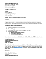 Contoh Surat Jemputan Pemilihan Tender Kantin