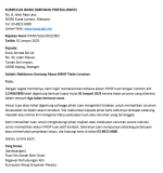 Contoh Surat KWSP Gantung Akaun Tiada Caruman